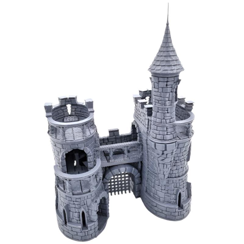 Barbican Gate - Freestanding Castle Building – QP3D Wargames