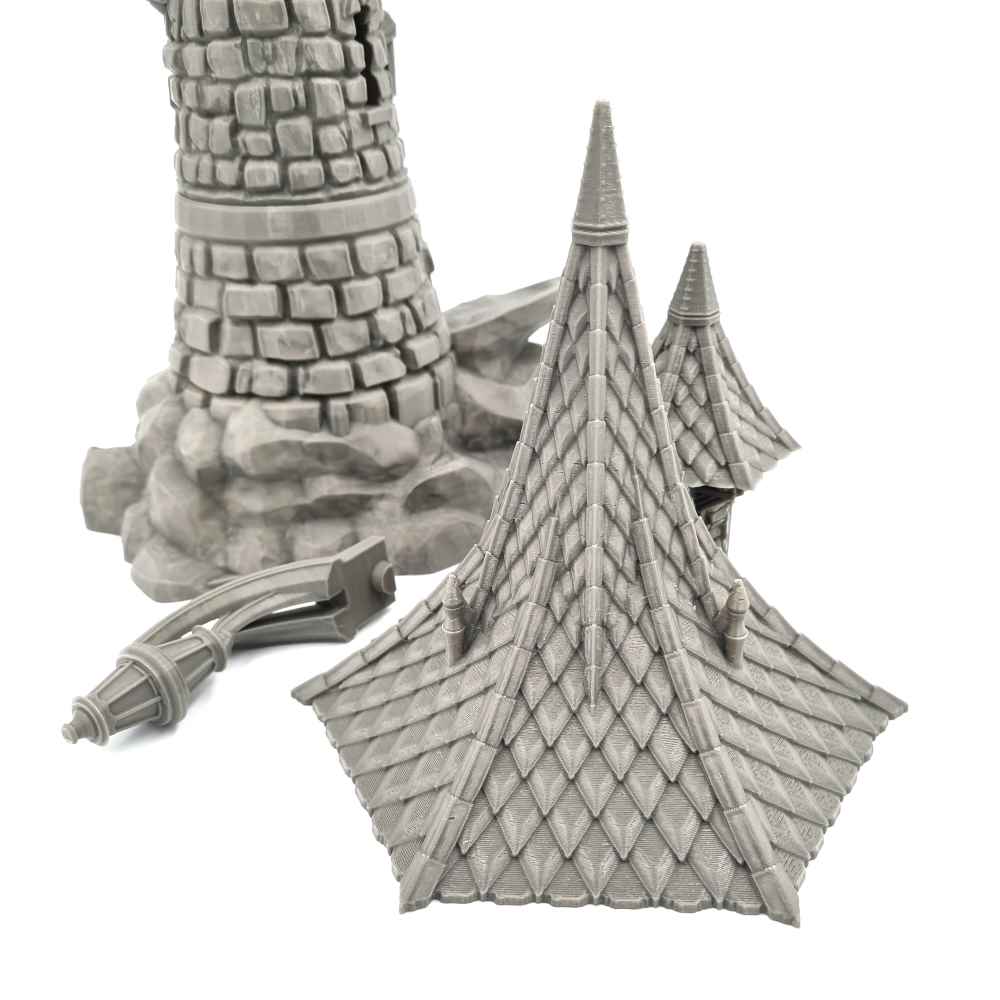 Crow Tower and Observatory | 3d Printed Models – QP3D – QP3D Wargames