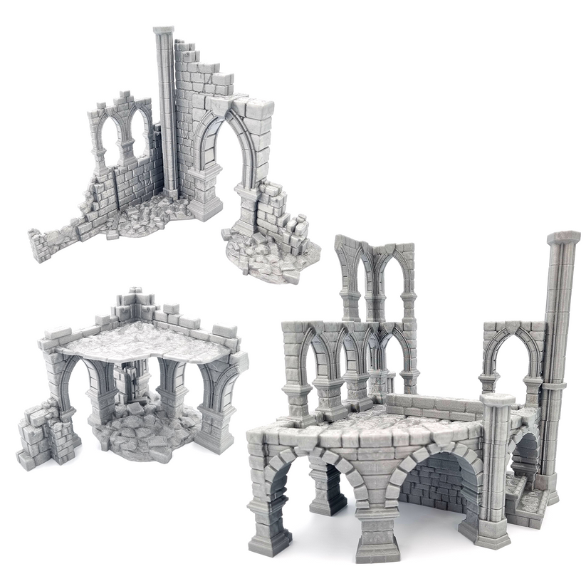 Frostguard Ruins Sets Terrain | 3D Printed Fantasy Terrains – QP3D Wargames