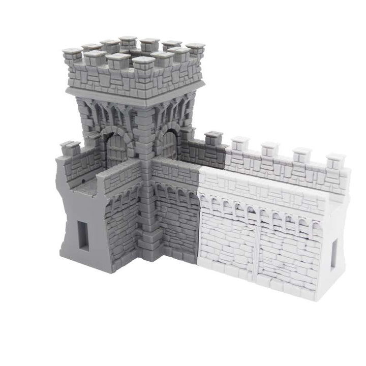 Modular Castle Wall | 3d Printed Models – QP3D – QP3D Wargames
