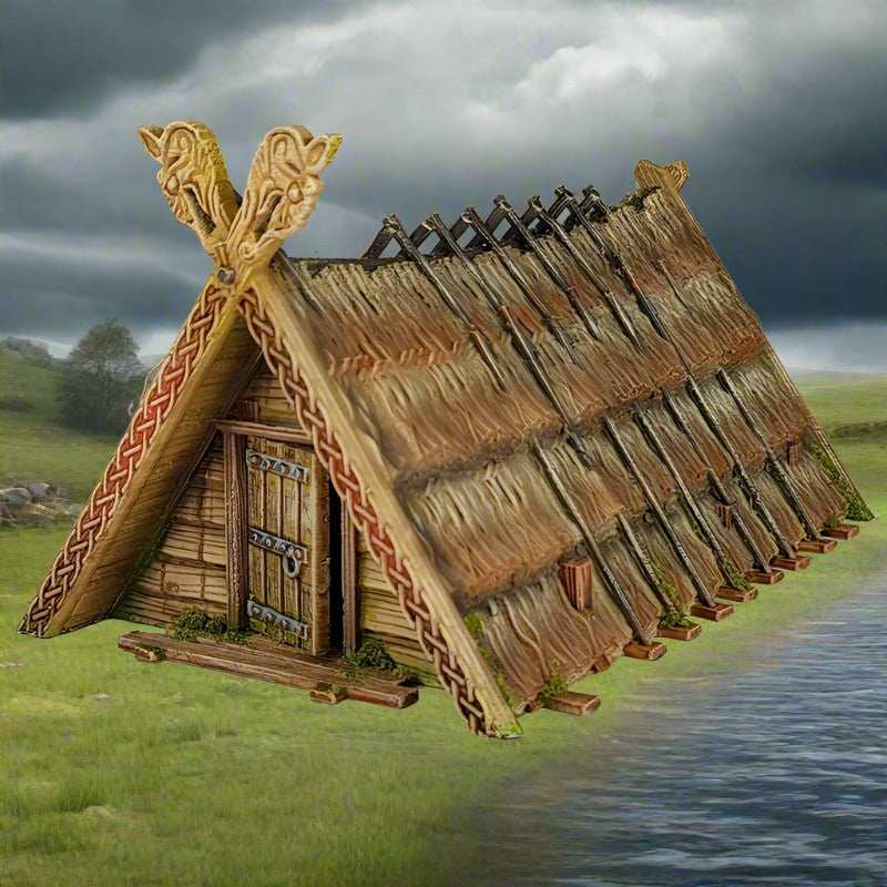 Viking Village House 4 | 3D Printed Models – QP3D – QP3D Wargames